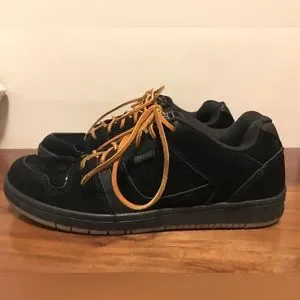 harsh | Shoes | Harsh Suede Skaters Sneakers In Black Size | Poshmark